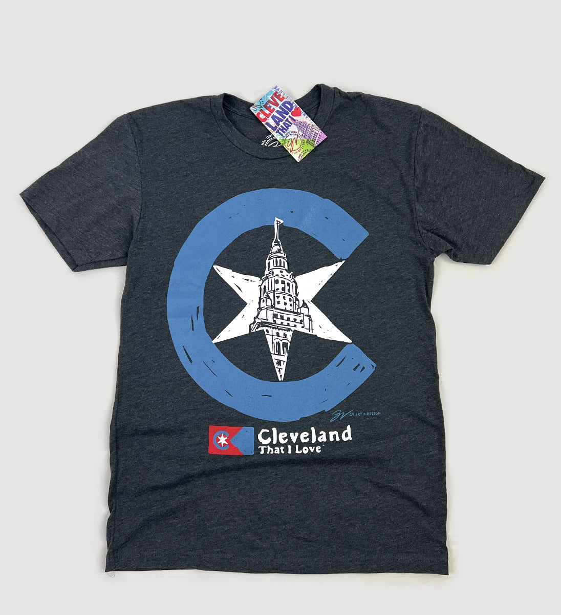 Cleveland C Flag T Shirt